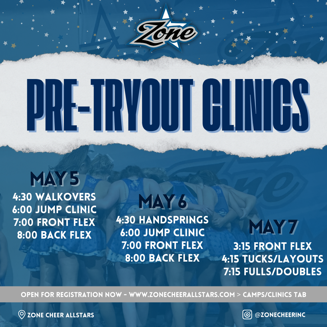 Zone Cheer Allstars - Summer Camps